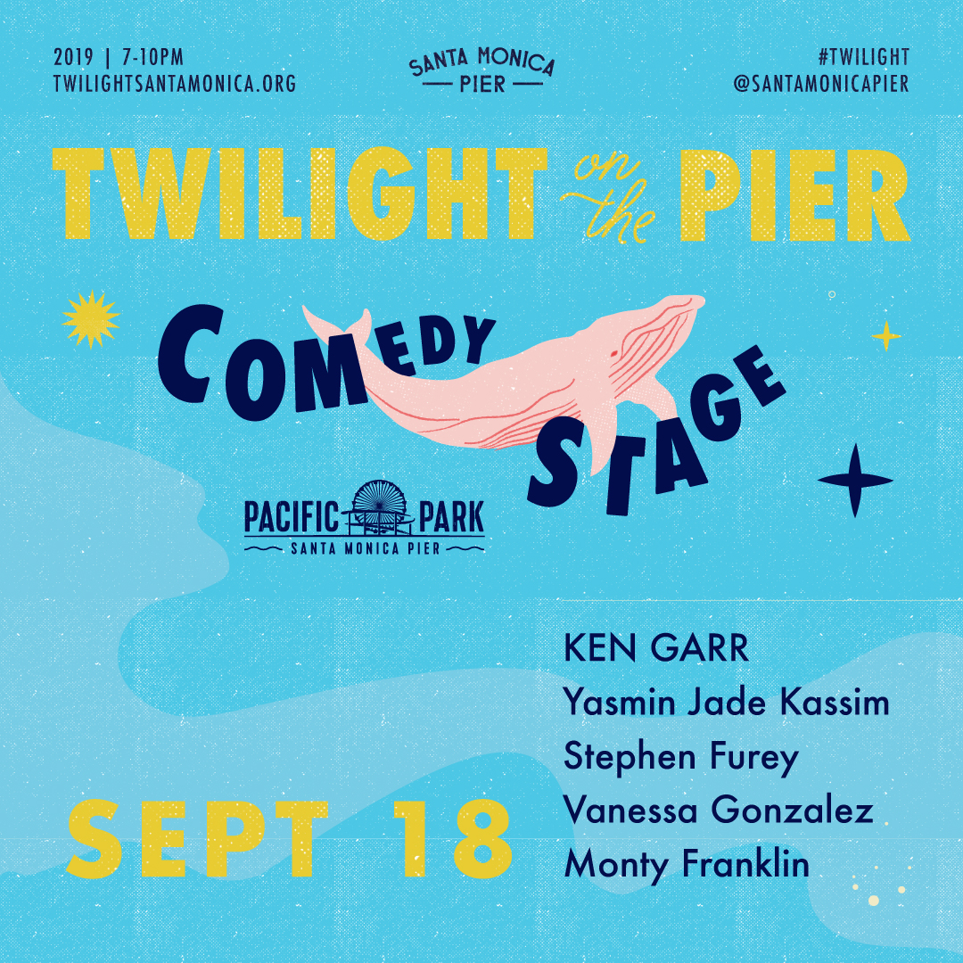 Twilight on the Pier Comedy with Monty Franklin at Pacific Park, an ...