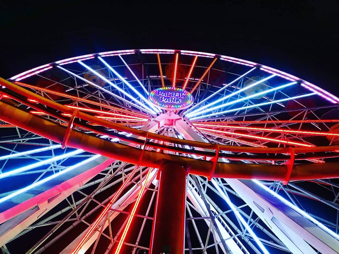 Santa Monica Pier's Pacific Wheel Lights Up for Veteran's Day - Pacific ...