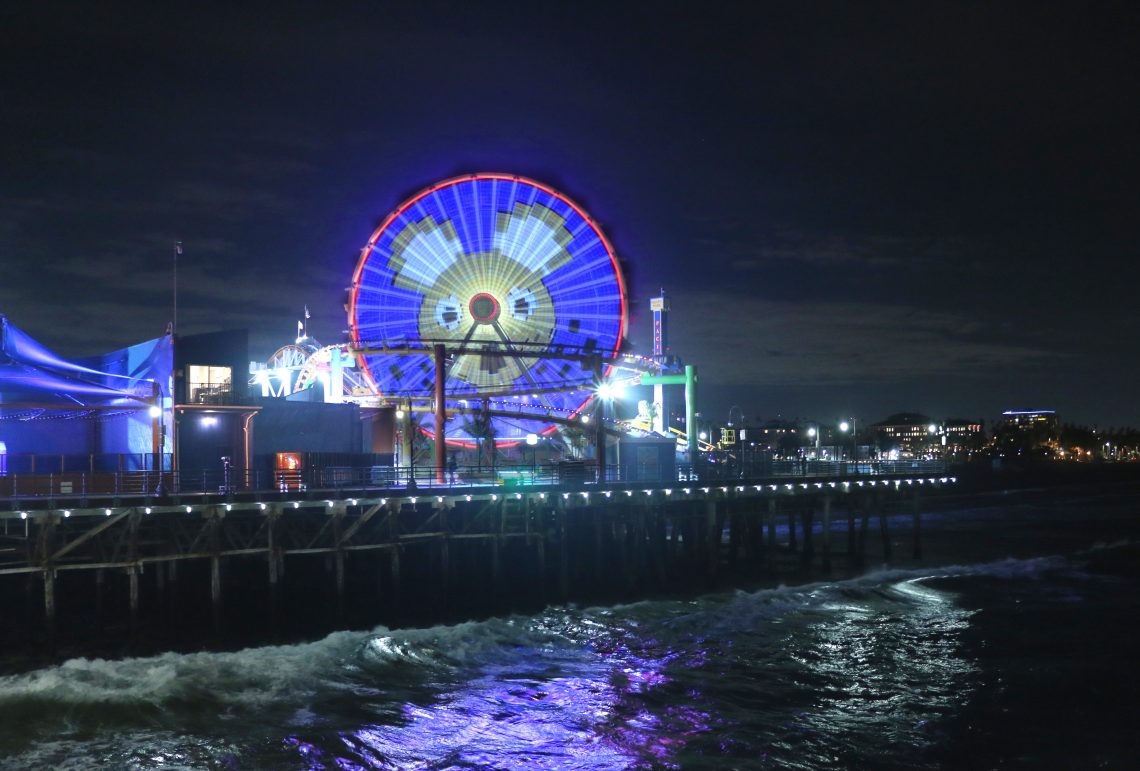 Santa Monica Pier Celebrates Year of the Rat with Lights on the Pacific ...
