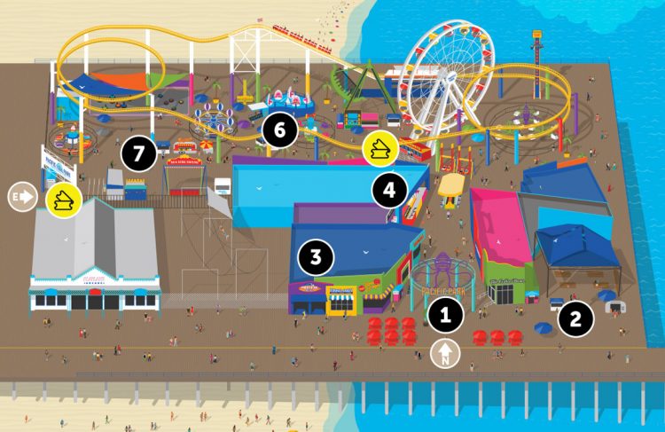 Map - Pacific Park® | Amusement Park on the Santa Monica Pier