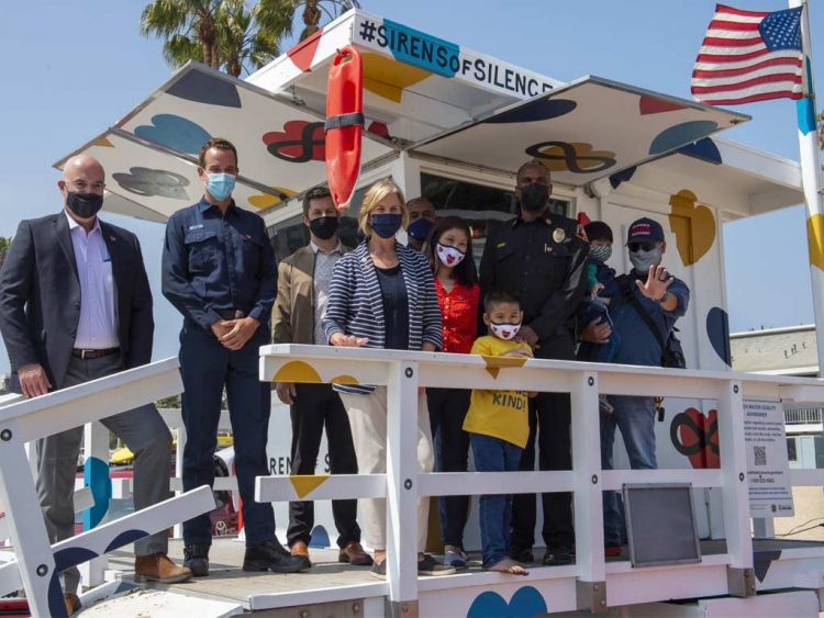 Sirens of Silence Promotes Autism Awareness with Lifeguard Tower in ...